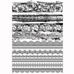 Craft O'Clock Decorative Tracing Paper Set 15 - Frames & Borders ...